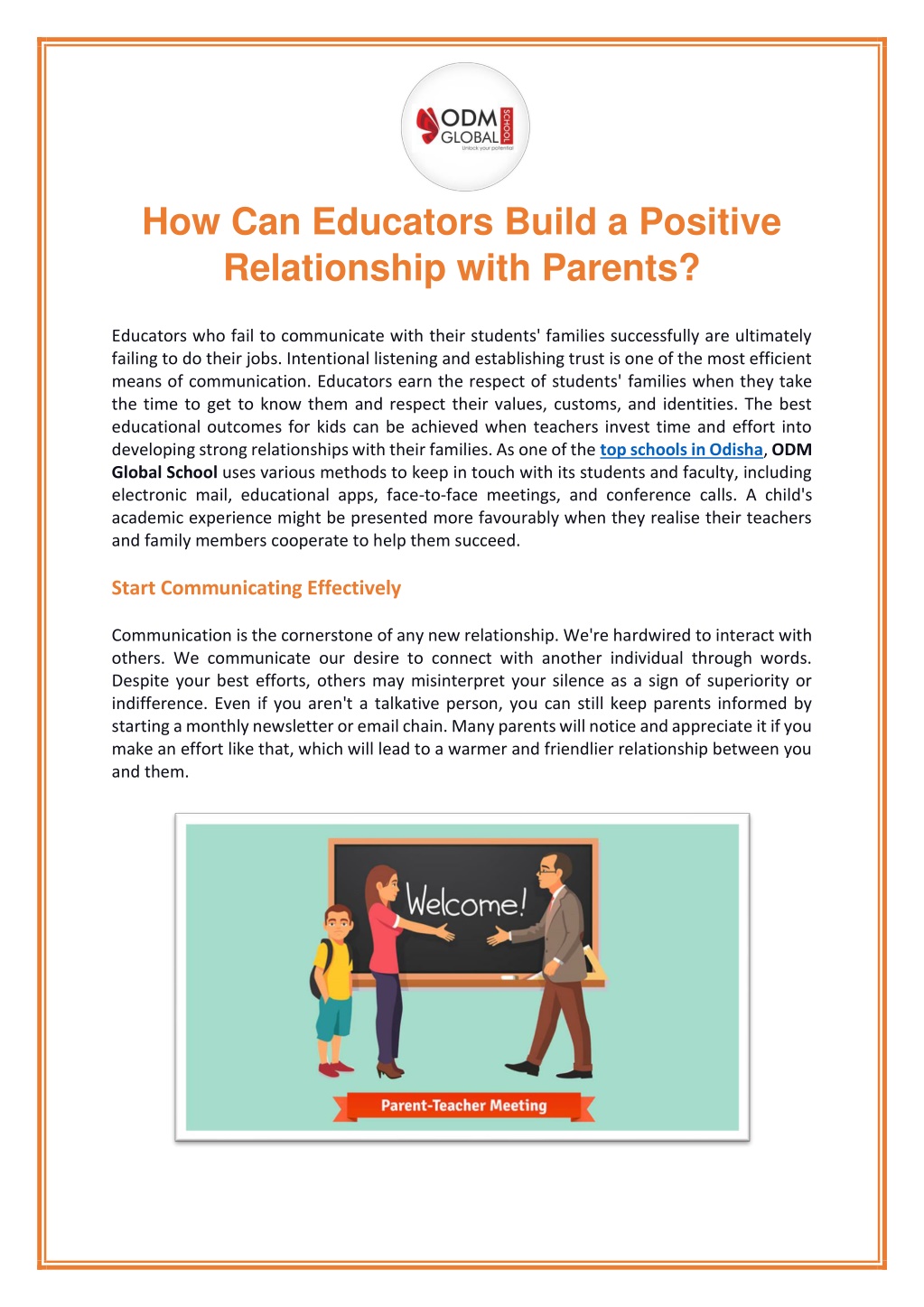 PPT - How Can Educators Build a Positive Relationship with Parents ...