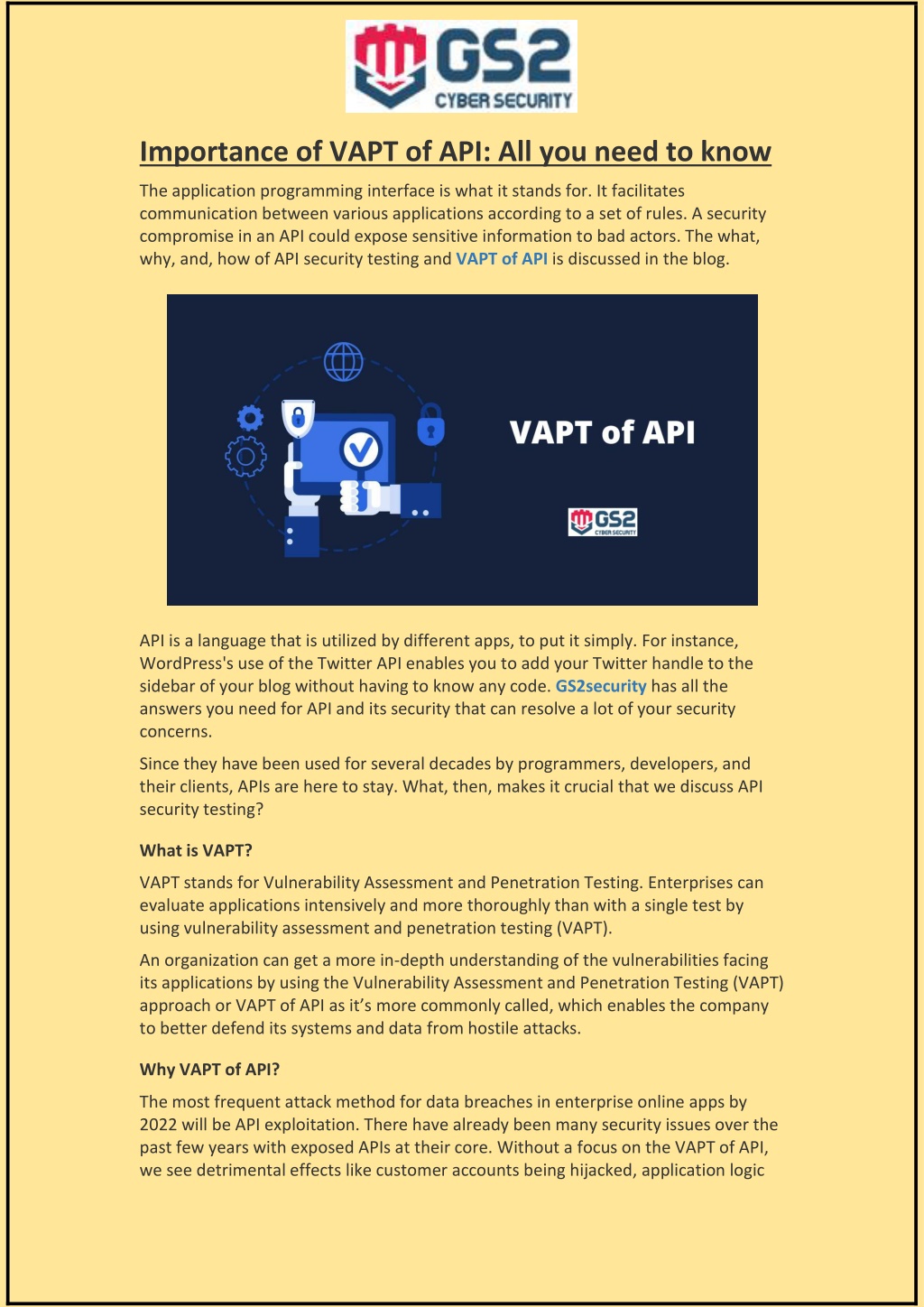 PPT - Importance of VAPT of API: All you need to know PowerPoint ...