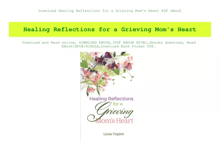 PPT - Download Healing Reflections for a Grieving Mom's Heart PDF eBook ...
