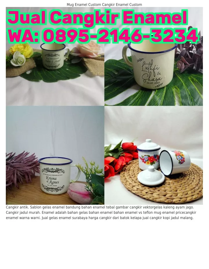 PPT - Ô895_ᒿIᏎ6_ЗᒿЗᏎ (WA) Jual Cangkir Kaleng Gelas Enamel PowerPoint ...