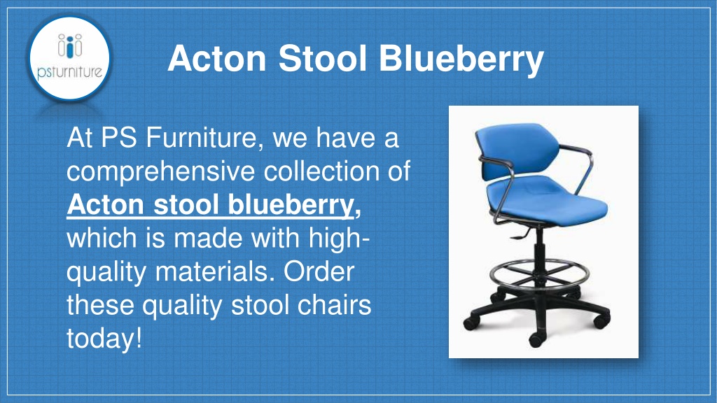 PPT - Acton Stool Blueberry PowerPoint Presentation, free download - ID ...