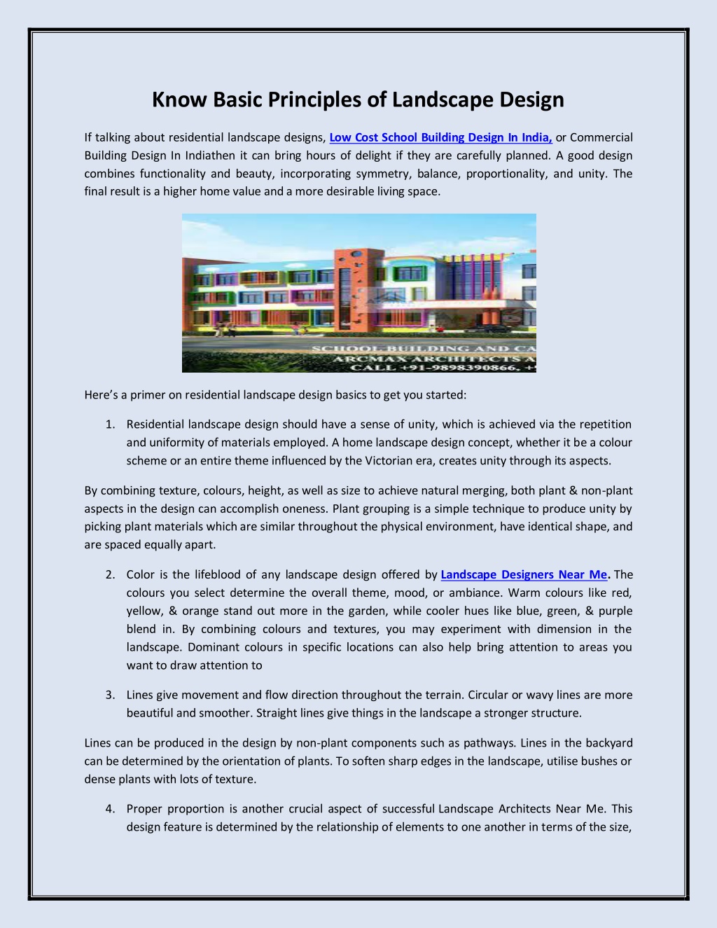 PPT - Know Basic Principles of Landscape Design PowerPoint Presentation ...