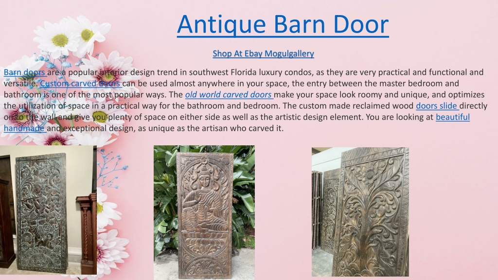 PPT - Antique Barn Door PowerPoint Presentation, free download - ID ...