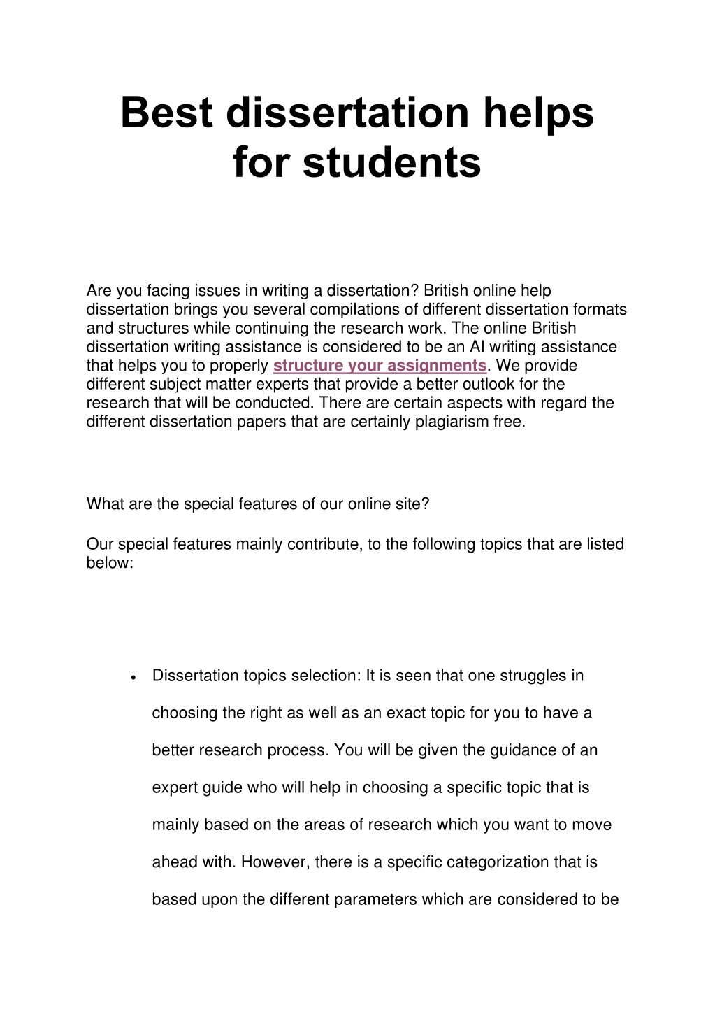 PPT - Best dissertation helps for students PowerPoint Presentation ...