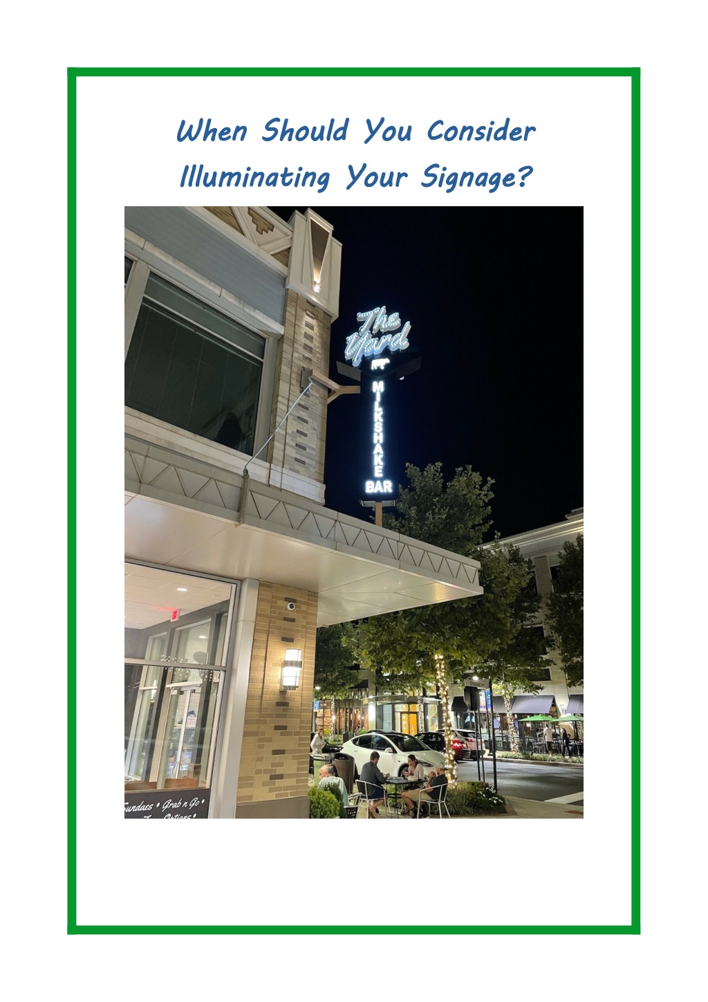 PPT - When Should You Consider Illuminating Your Signage PowerPoint ...