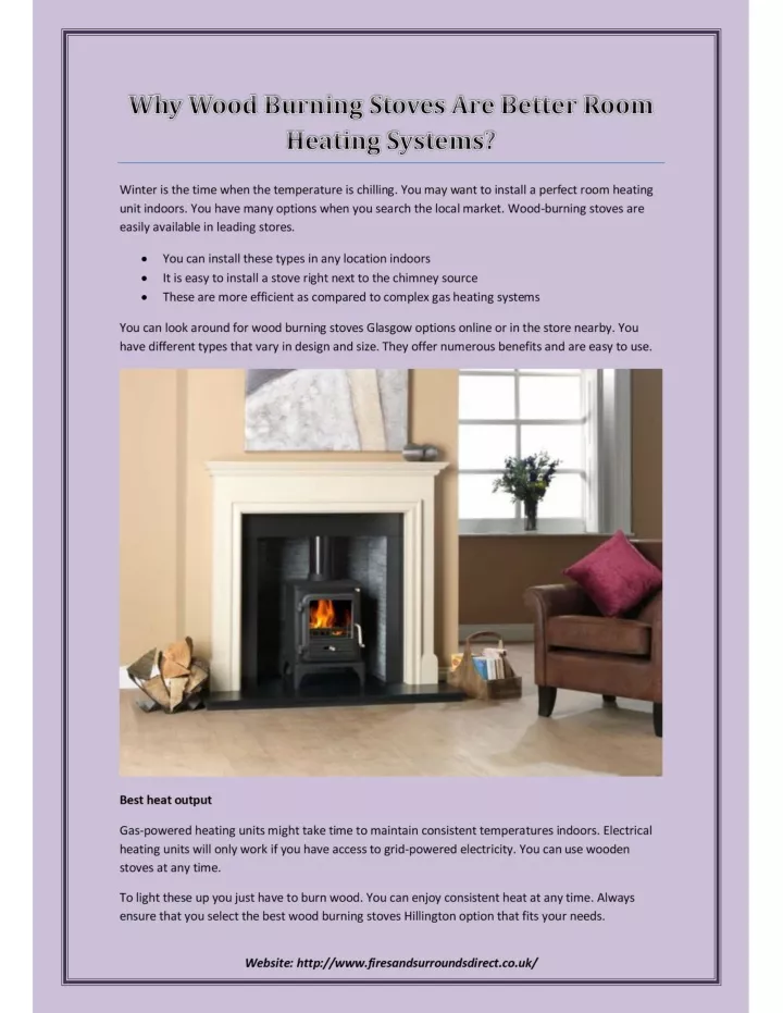 PPT - Wood Burning Stoves: The Better Room Heating Systems PowerPoint ...