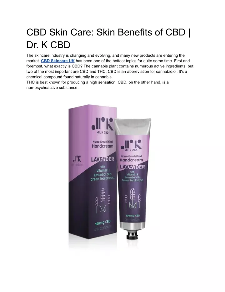 Ppt Cbd Skin Care Skin Benefits Of Cbd Powerpoint Presentation Free