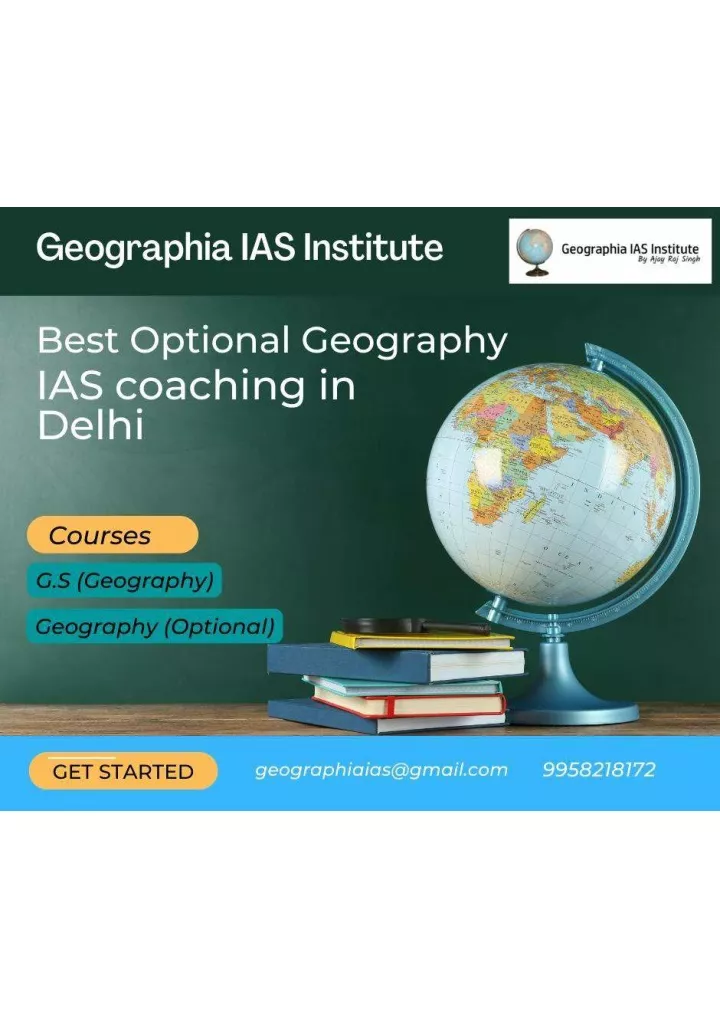 PPT - Top Geography Optional Coaching In Delhi Geographia IAS ...