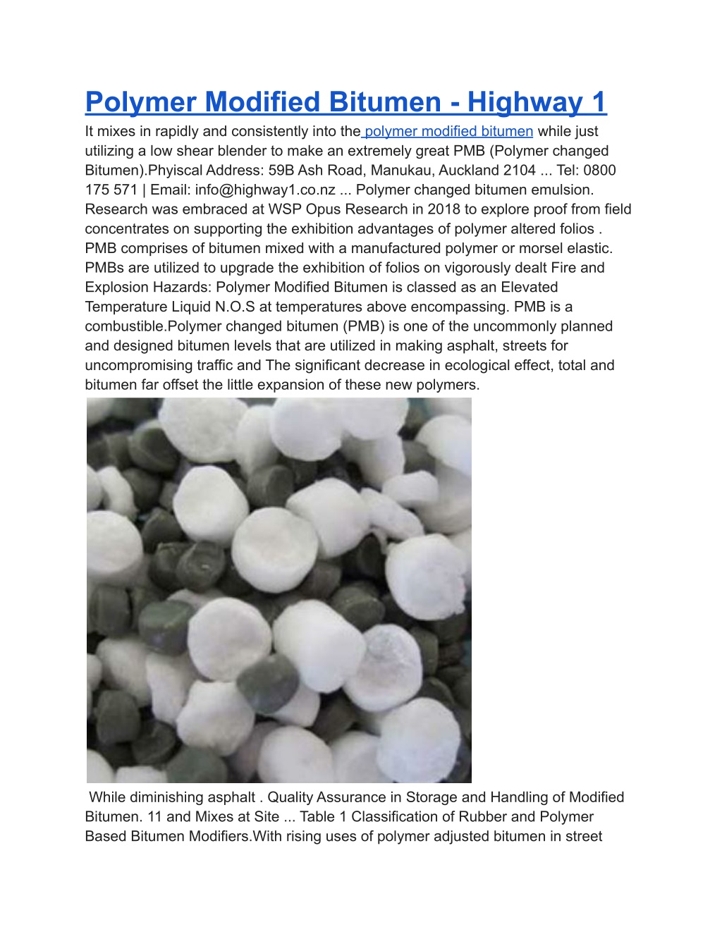 PPT - Polymer Modified Bitumen _ Workplace Signs PowerPoint ...