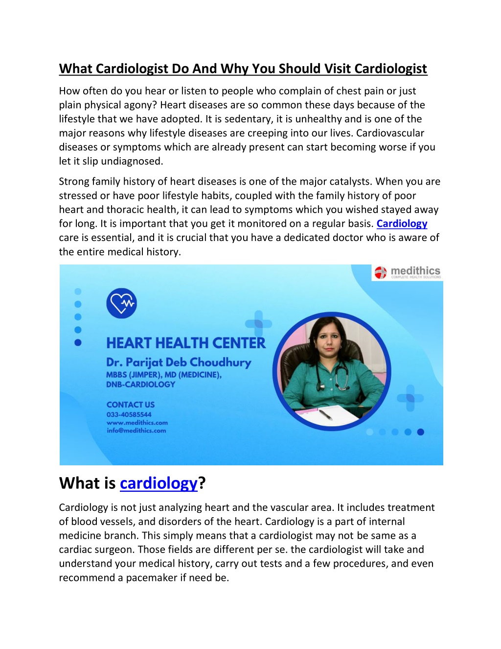 PPT - What Cardiologist Do And Why You Should Visit Cardiologist ...