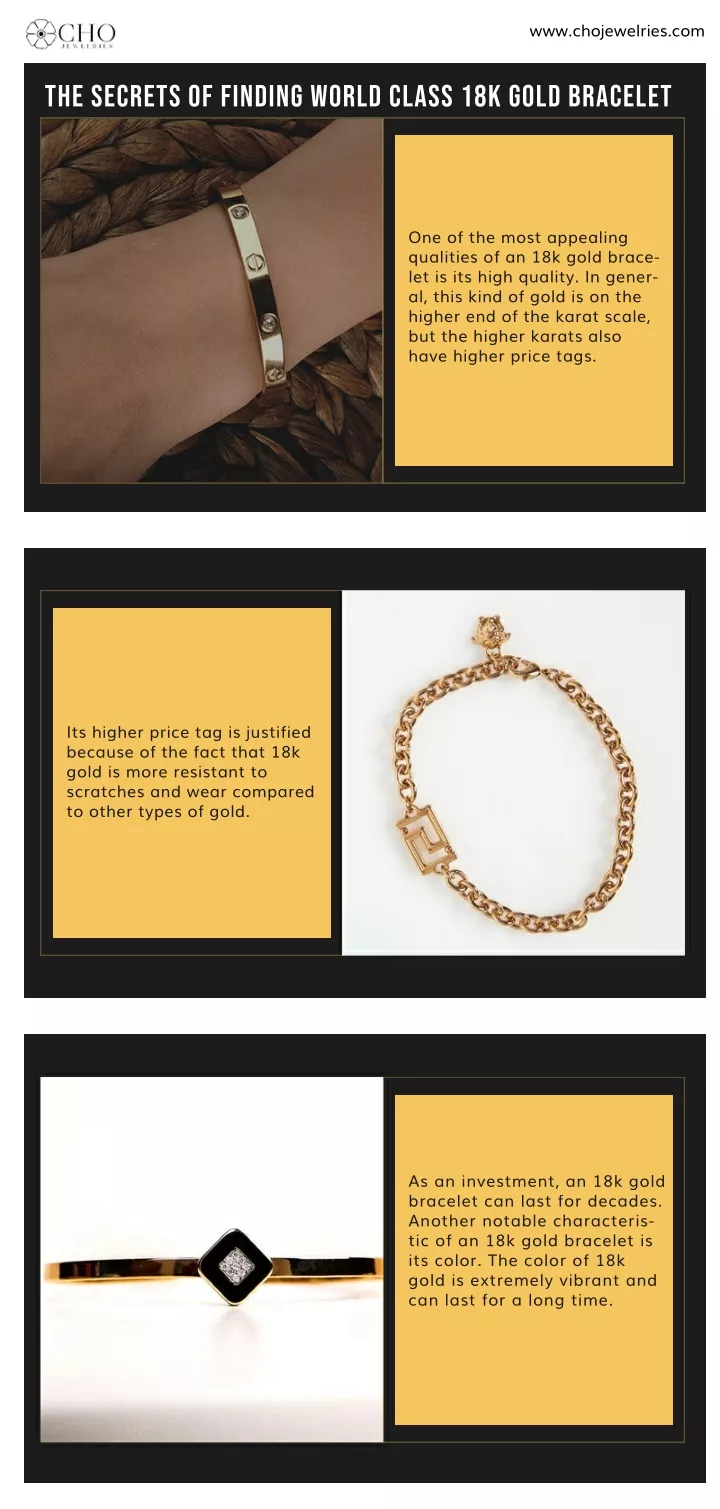 PPT - The Secrets of Finding World Class 18k Gold Bracelet PowerPoint ...