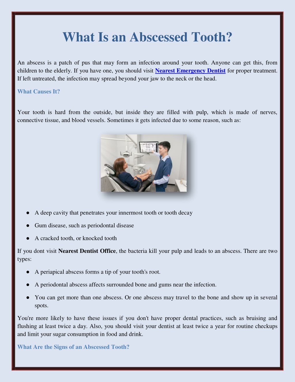 PPT - What Is an Abscessed Tooth? PowerPoint Presentation, free ...