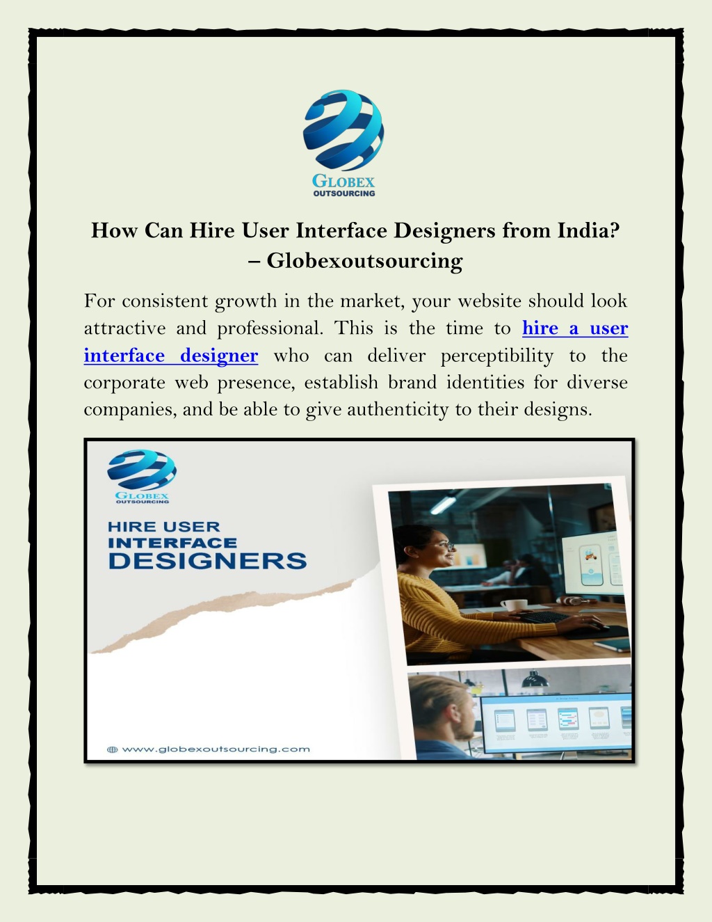 PPT - How Can Hire User Interface Designers from India PowerPoint ...