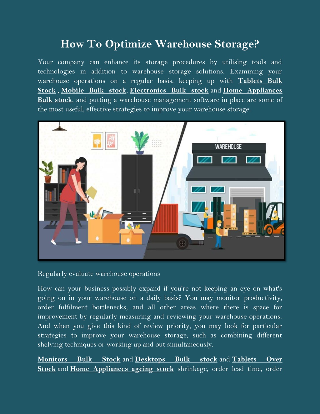 PPT - How To Optimize Warehouse Storage PowerPoint Presentation, free ...