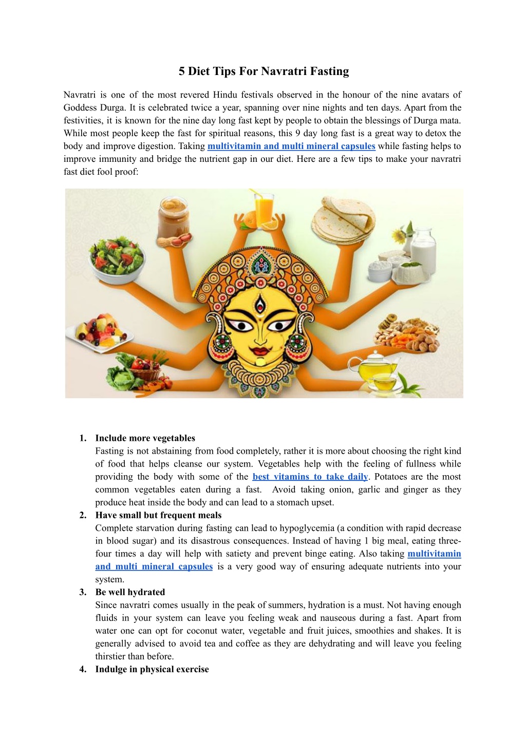 PPT - 5 Diet Tips For Navratri Fasting PowerPoint Presentation, free ...