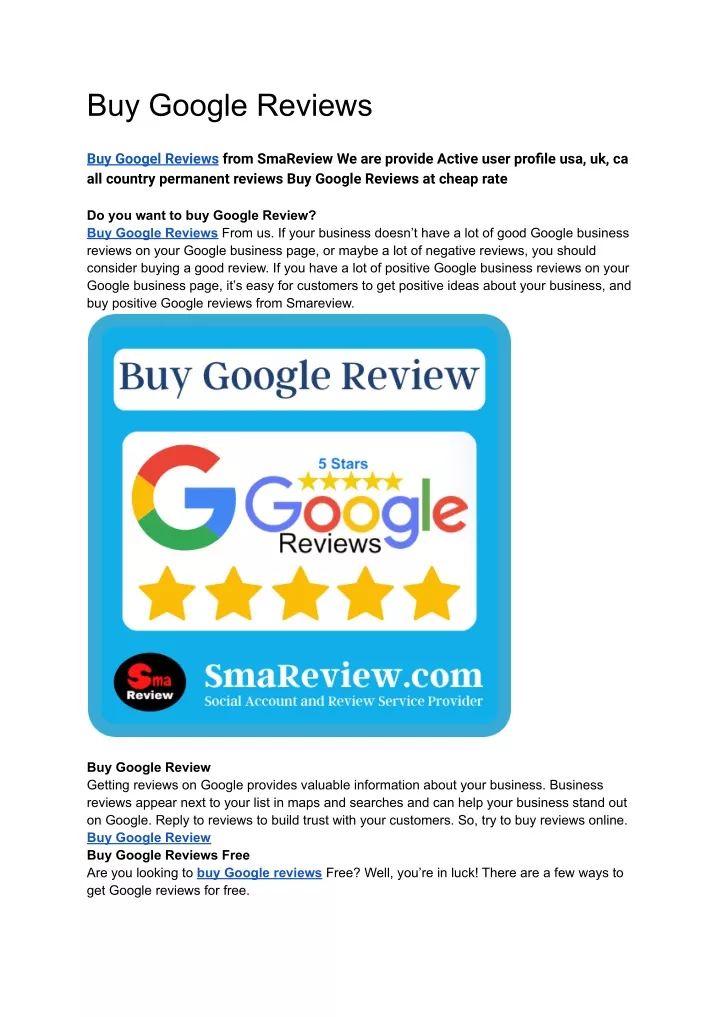 PPT - Buy Google Reviews PowerPoint Presentation, free download - ID ...