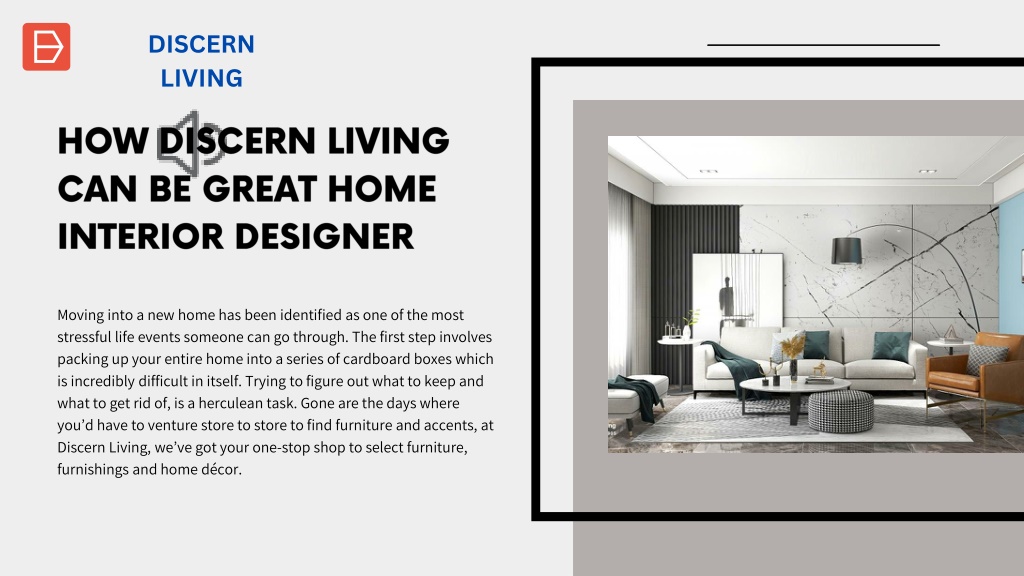 PPT - How Discern Living Can be great Interior Designer PowerPoint ...