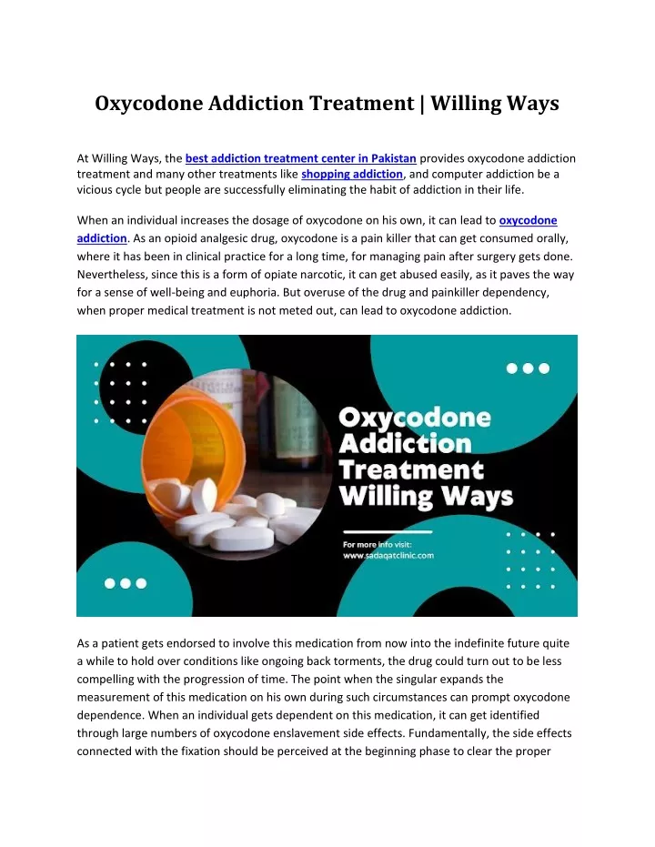 Ppt Oxycodone Addiction Treatment Powerpoint Presentation Free