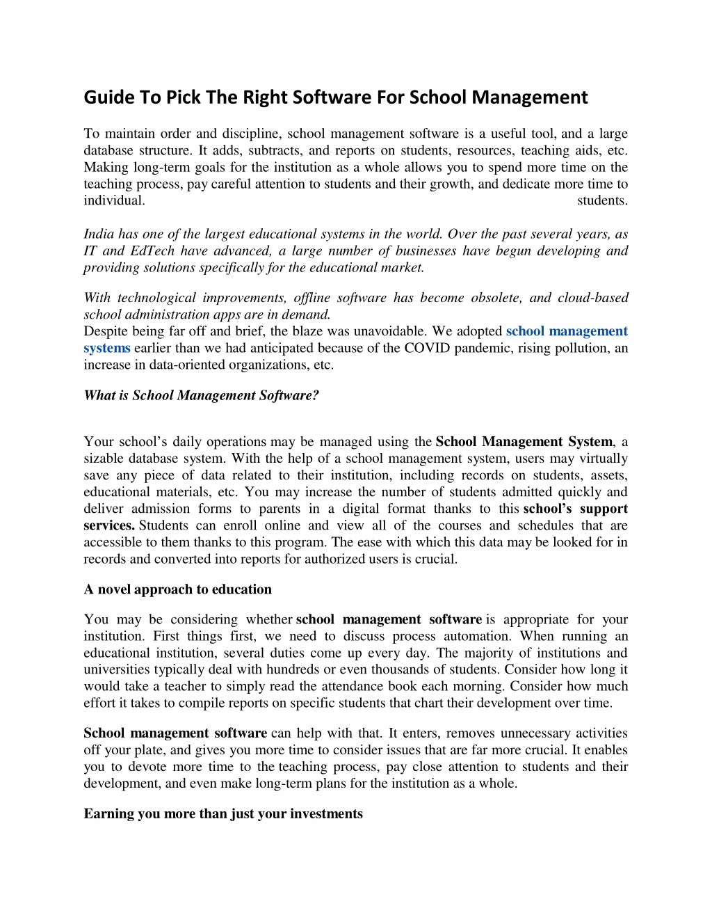 PPT - Guide To Pick The Right Software For School Management PowerPoint ...
