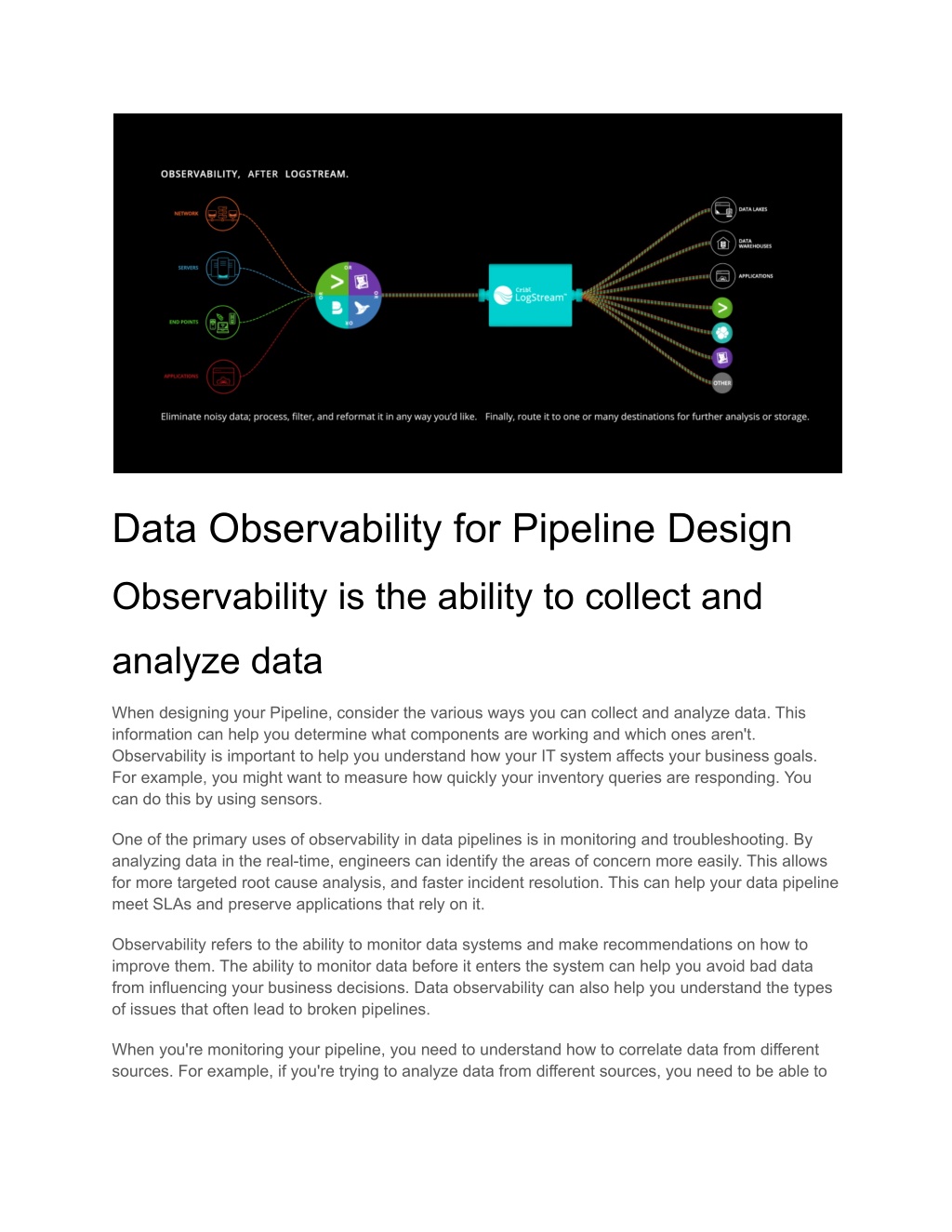 PPT - Data Observability for Pipeline Design PowerPoint Presentation ...