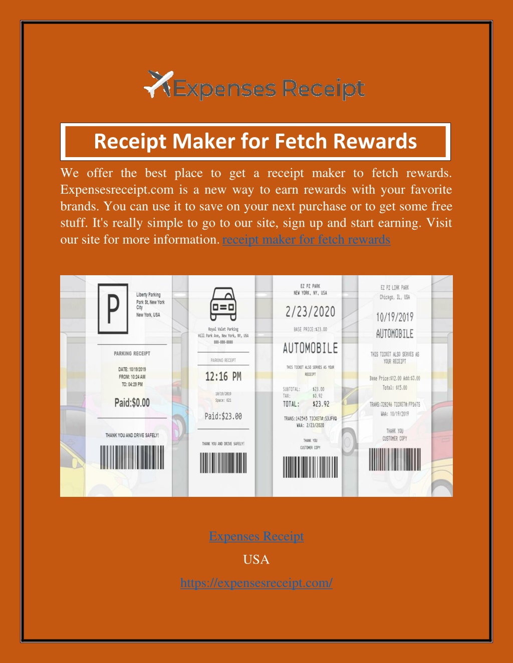 PPT - Receipt Maker for Fetch Rewards Expensesreceipt PowerPoint ...