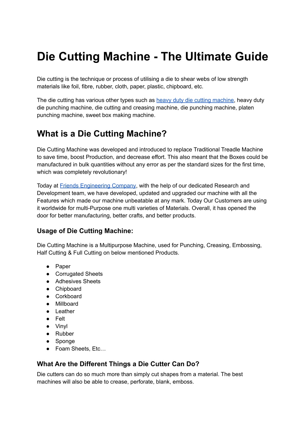 PPT - Die Cutting Machine - The Ultimate Guide PowerPoint Presentation ...