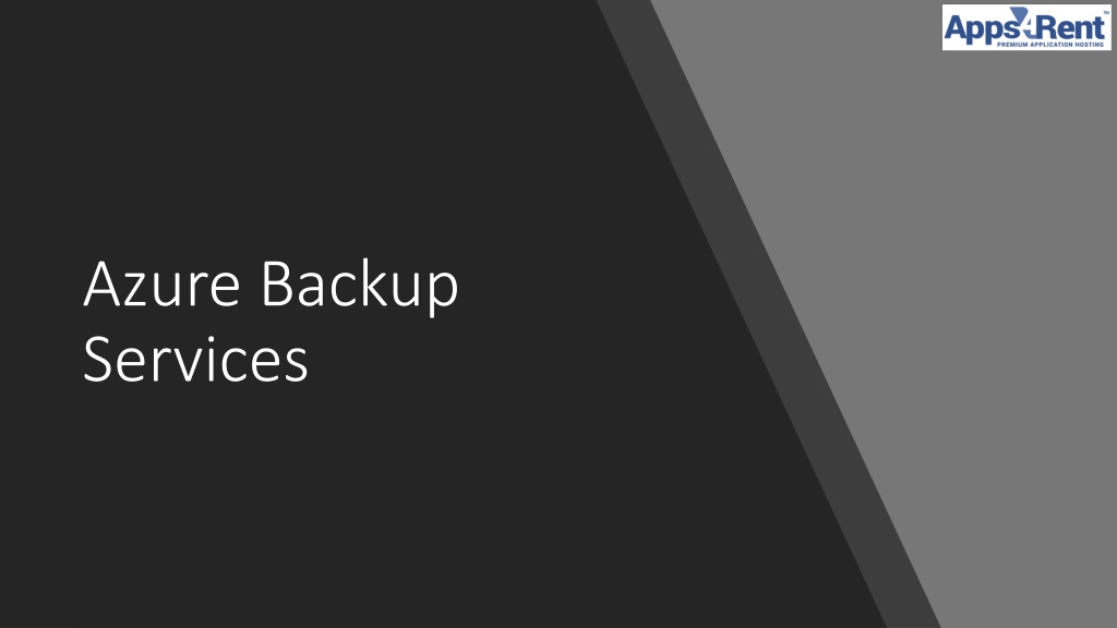 PPT - Azure Backup Services PowerPoint Presentation, free download - ID ...
