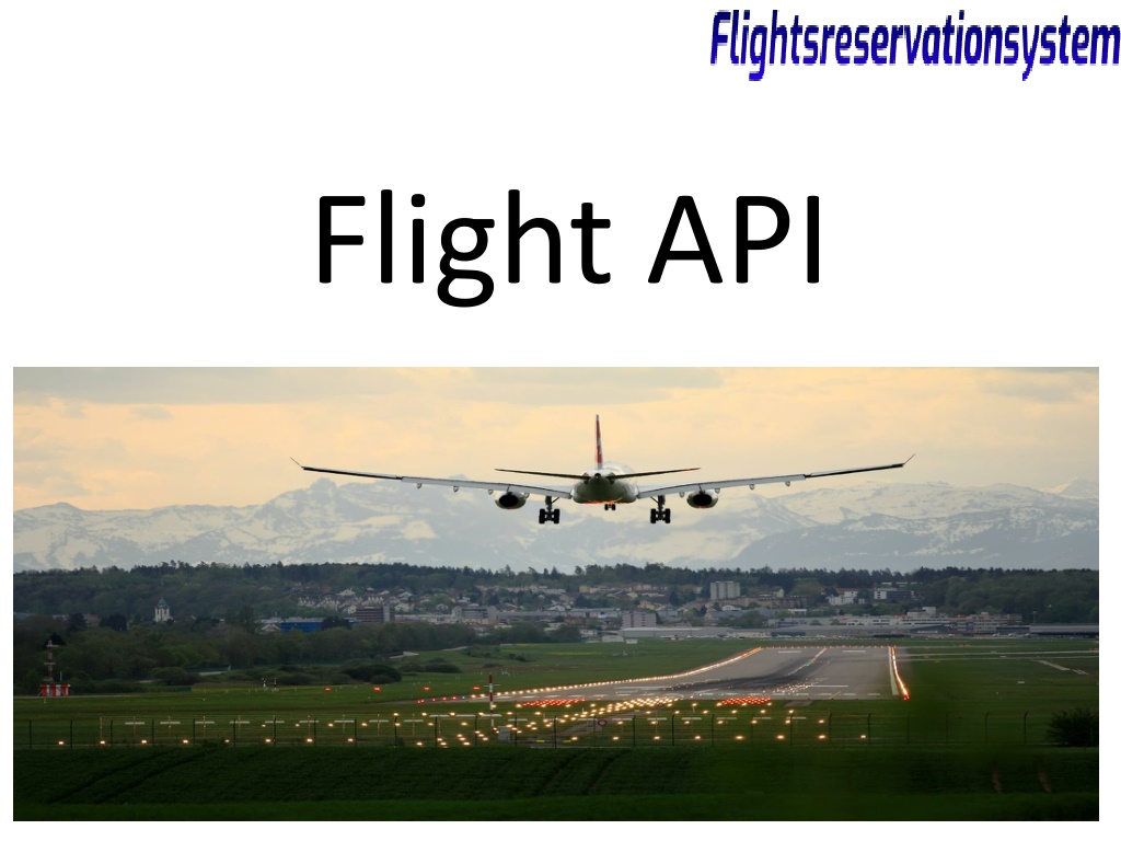 PPT - Flight API PowerPoint Presentation, free download - ID:11642465