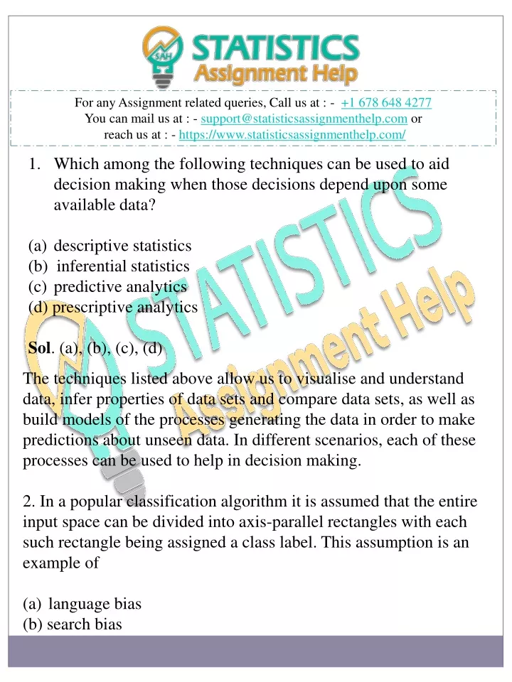 PPT - Statistics Assignment Help PowerPoint Presentation, free download ... PPT - Statistics Assignment Help PowerPoint Presentation, free download ...