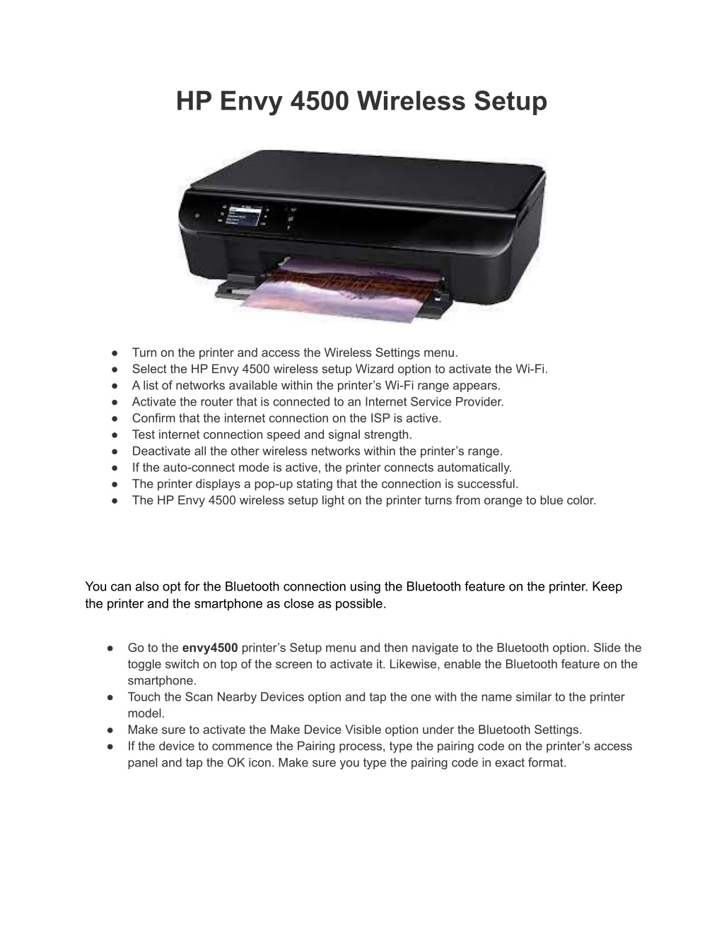 PPT - HP Envy 4500 Wireless Setup PowerPoint Presentation, free ...