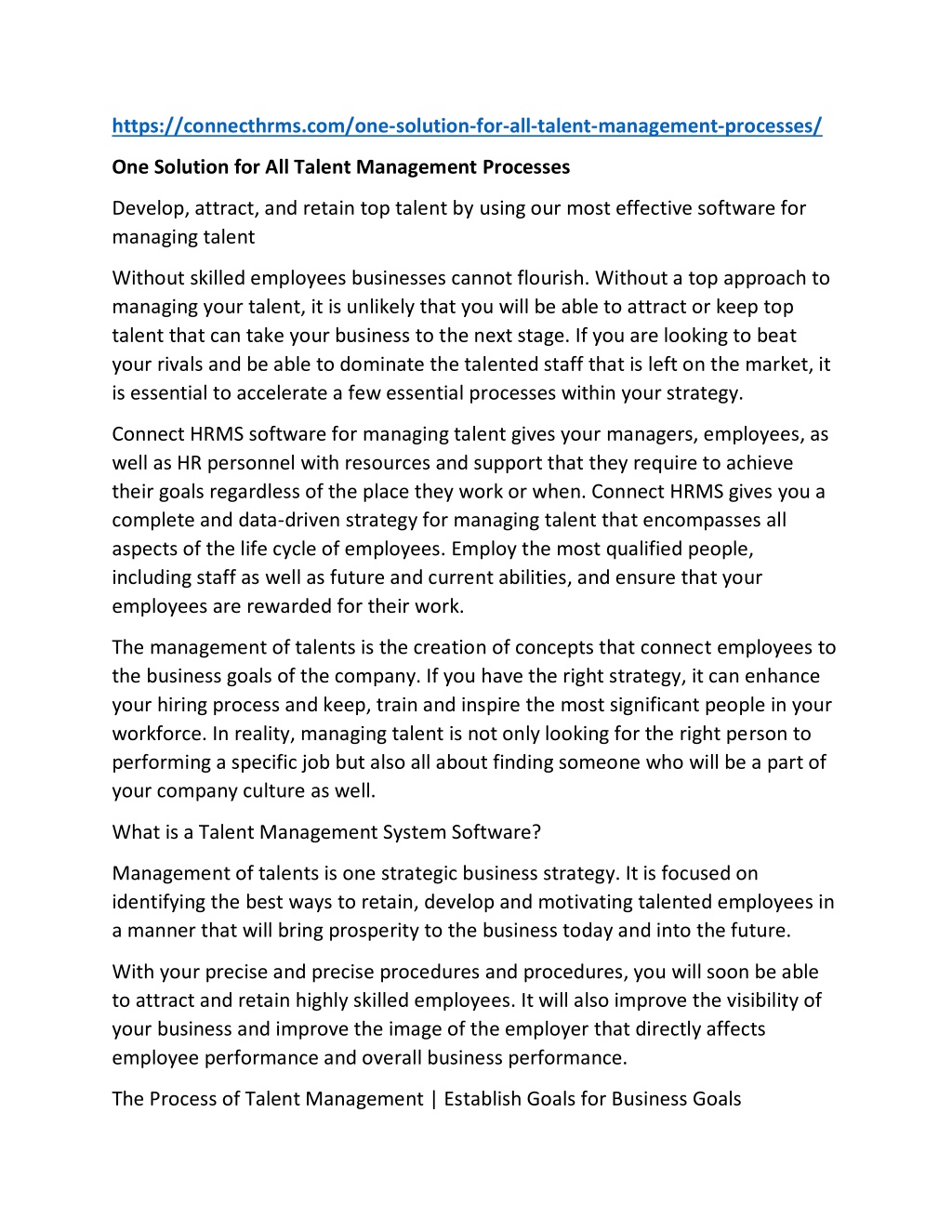 PPT - One Solution for All Talent Management Processes PowerPoint ...