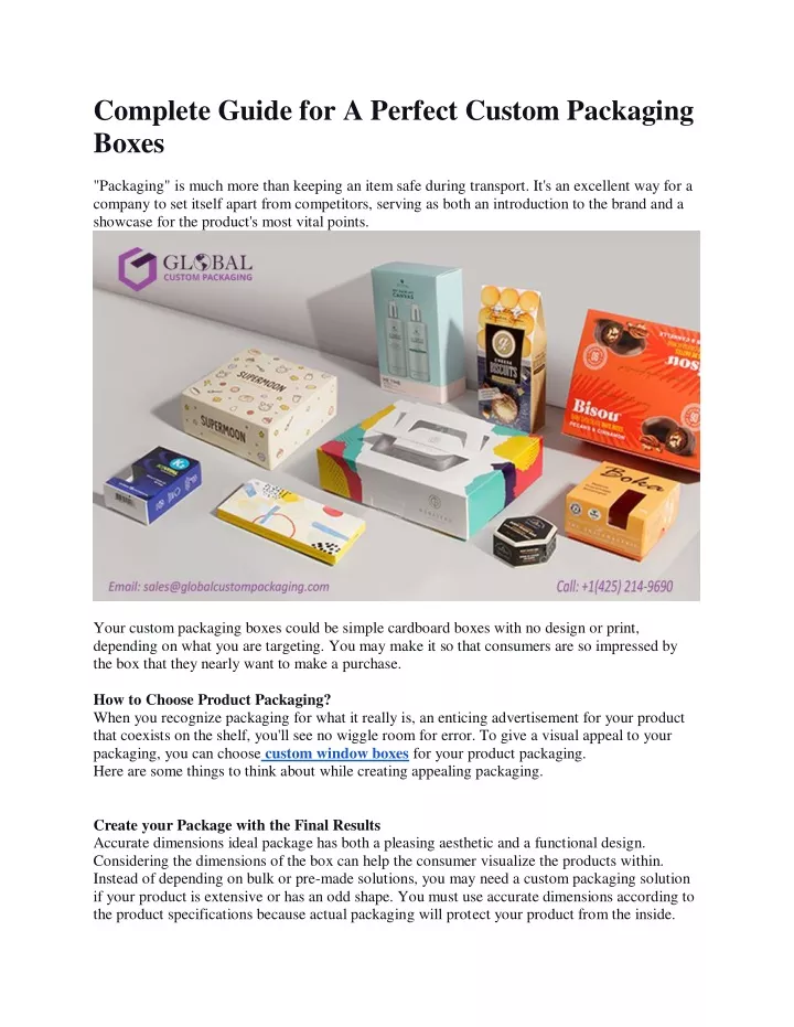 PPT - Complete guide for custom packaging boxes PowerPoint Presentation ...
