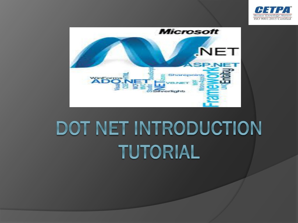 PPT - An Introduction to Dot Net PowerPoint Presentation, free download ...