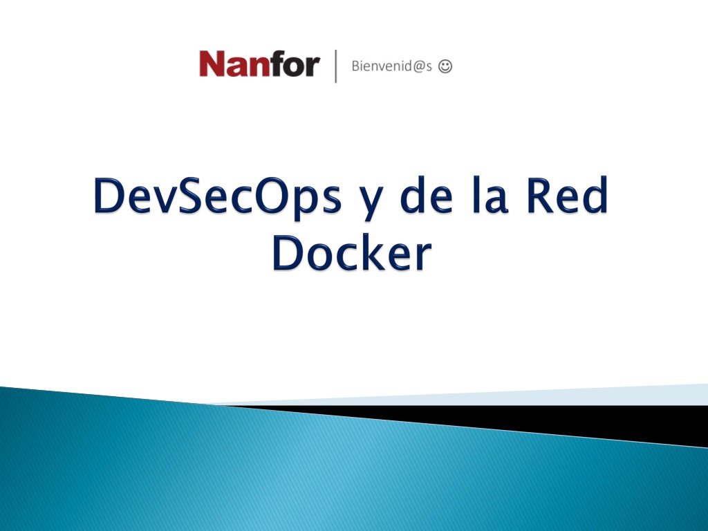 PPT - DevSecOps y de la Red Docker PowerPoint Presentation, free download - ID:11645238