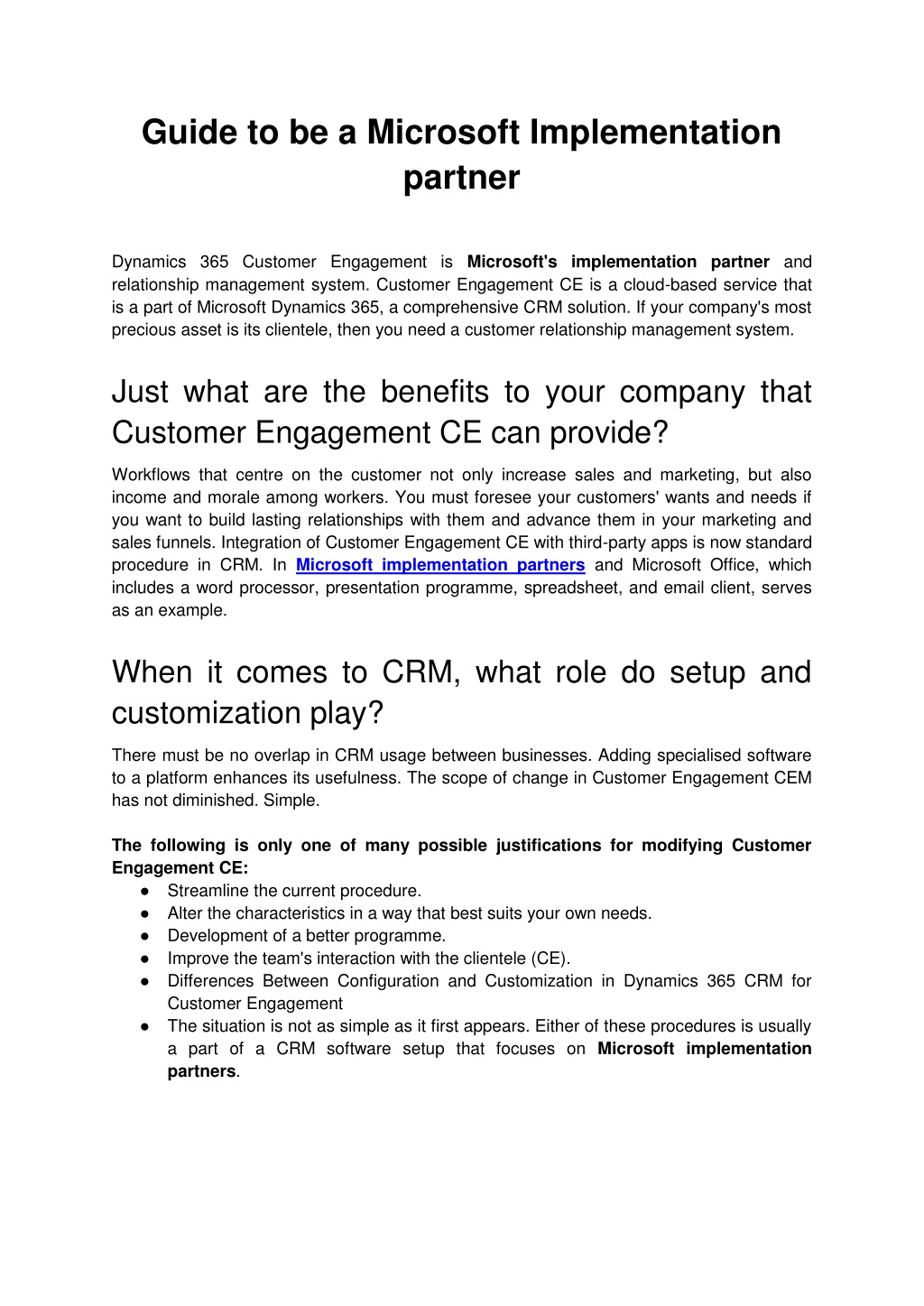 PPT - Guide to be a Microsoft Implementation partner PowerPoint ...