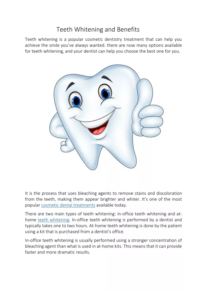 Ppt Teeth Whitening And Benefits Powerpoint Presentation Free