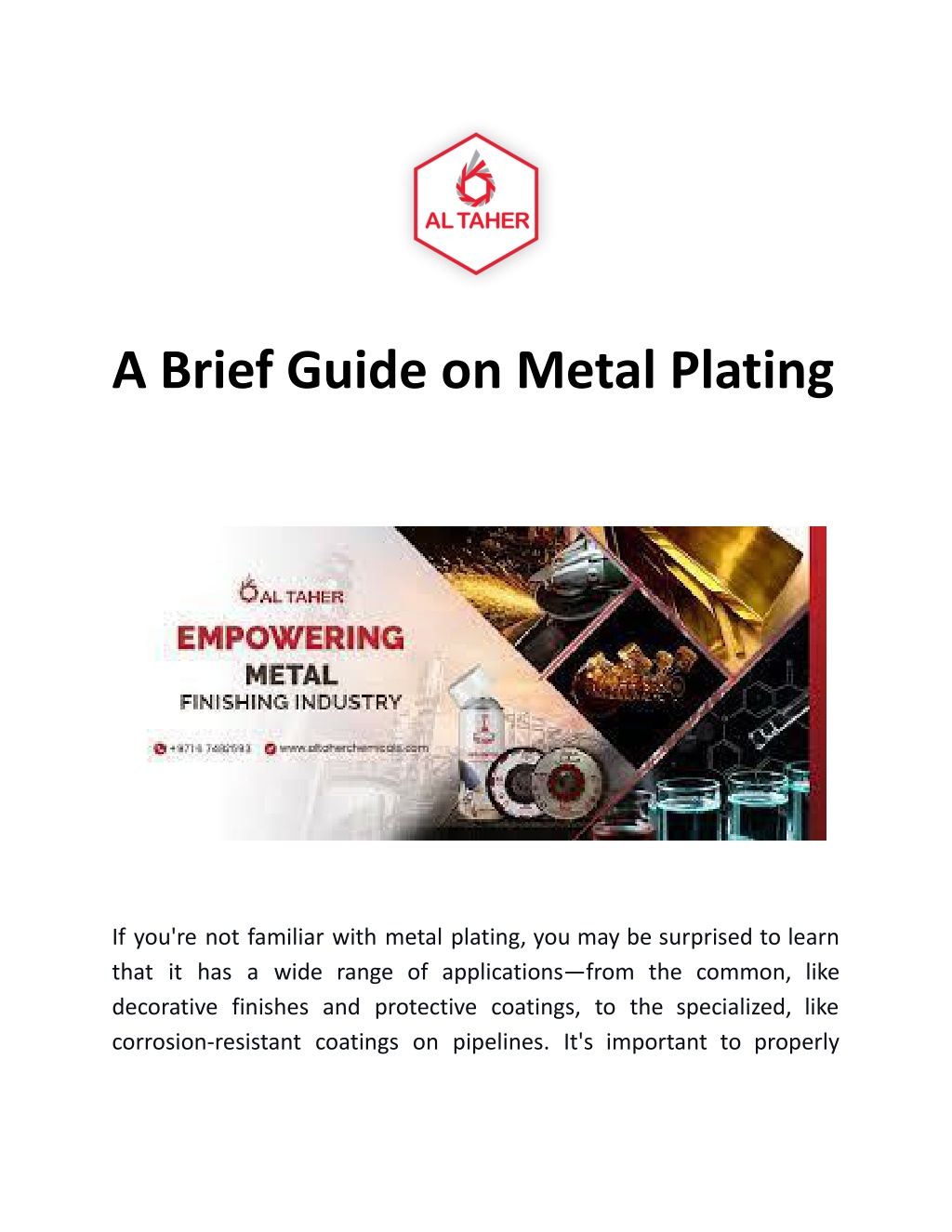 PPT - A Brief Guide on Metal Plating PowerPoint Presentation, free ...