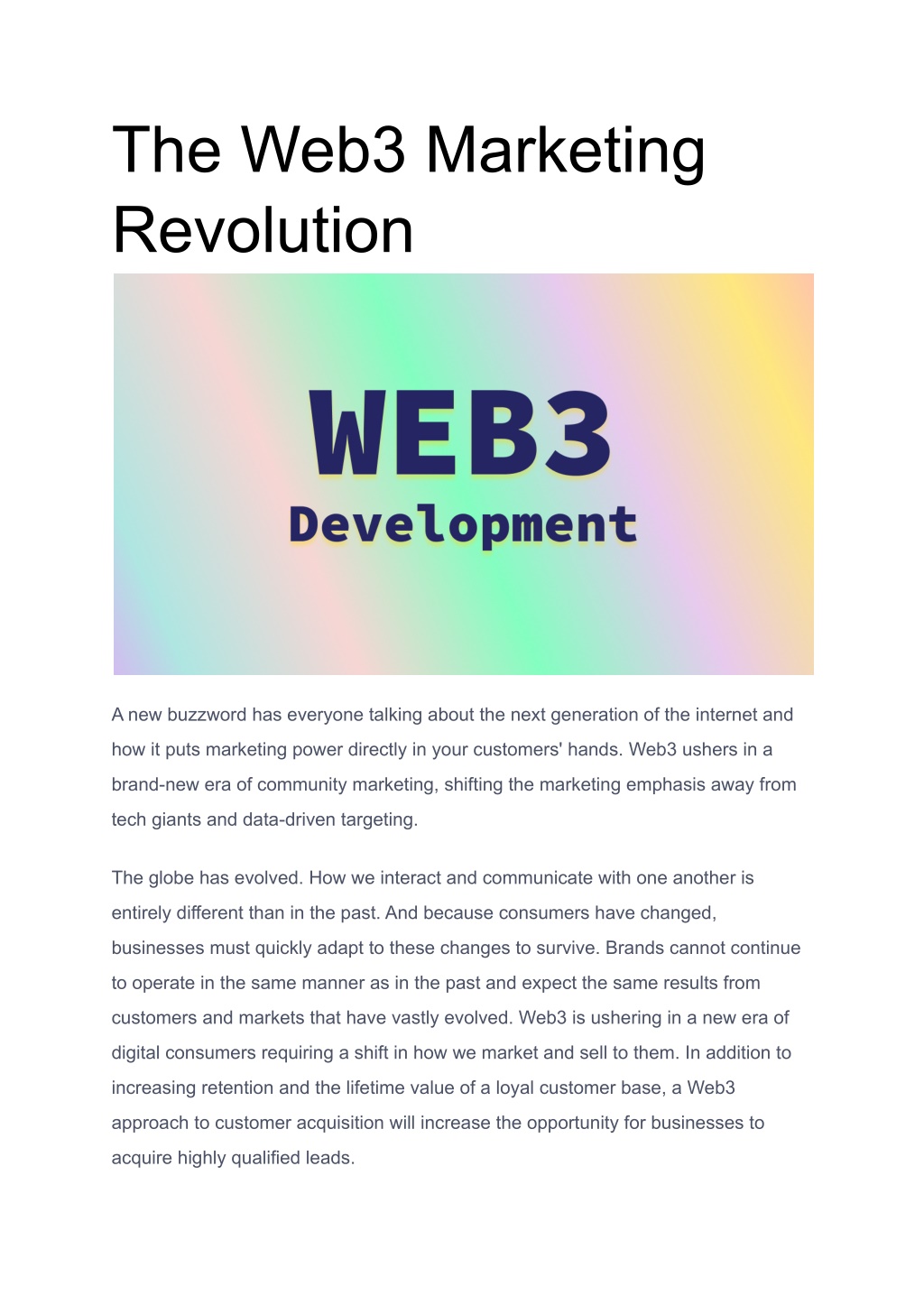 PPT - The Web3 Marketing Revolution PowerPoint Presentation, free download - ID:11655272