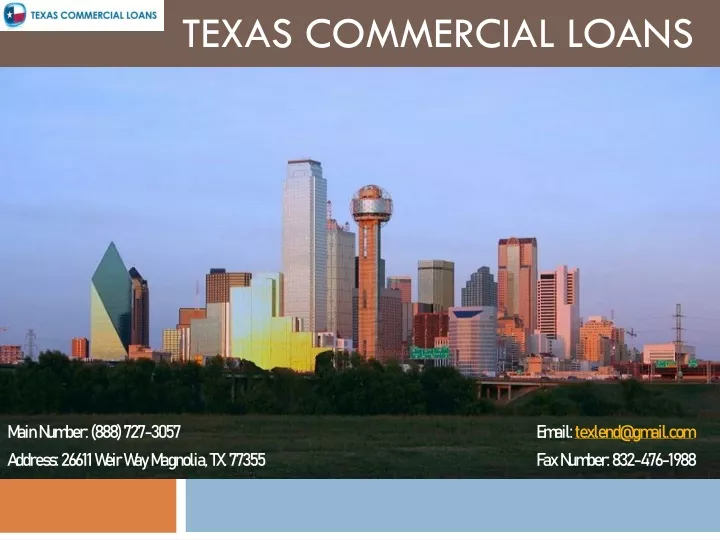PPT - Commercial Lending Services in Texas PowerPoint Presentation ...