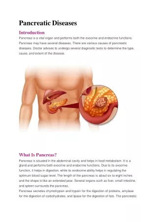 PPT - Pancreatic Diseases and Pancreatic Treatment In Delhi | Dr ...