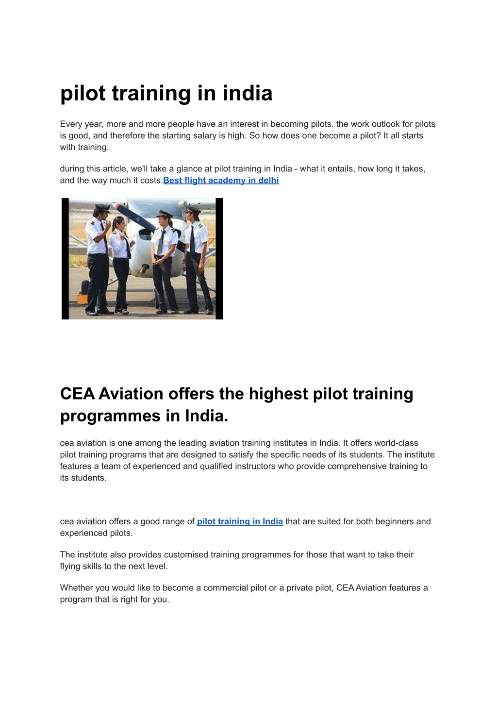 PPT - pilot training in india(delhi) (3) PowerPoint Presentation, free ...