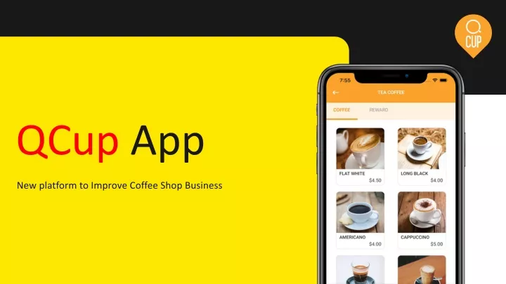 PPT - QCup - New platform to Improve Coffee Shop Business PowerPoint ...