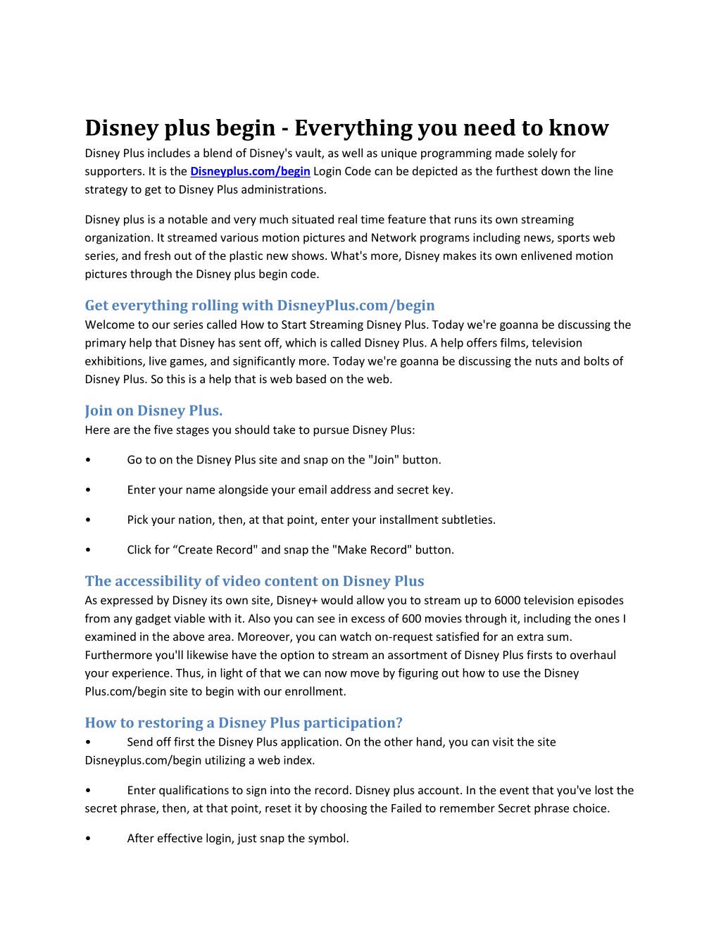 PPT - Disney plus begin - Everything you need to know PowerPoint ...