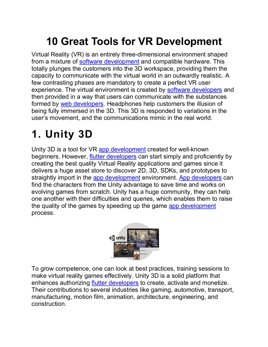 PPT - 10 Great Tools for VR Development PowerPoint Presentation, free ...