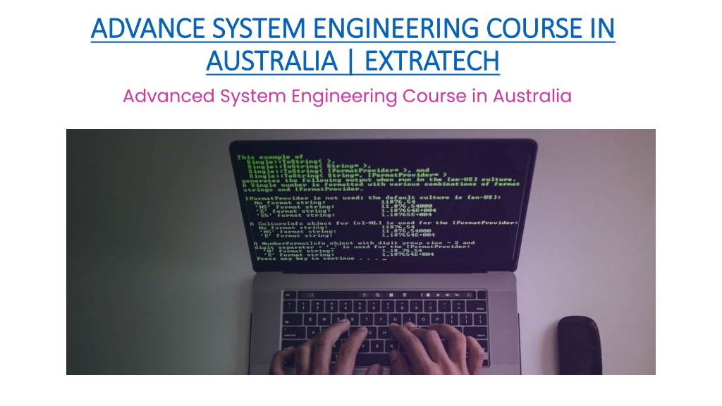 PPT - ADVANCE SYSTEM ENGINEERING COURSE IN AUSTRALIA PowerPoint Presentation - ID:11667182