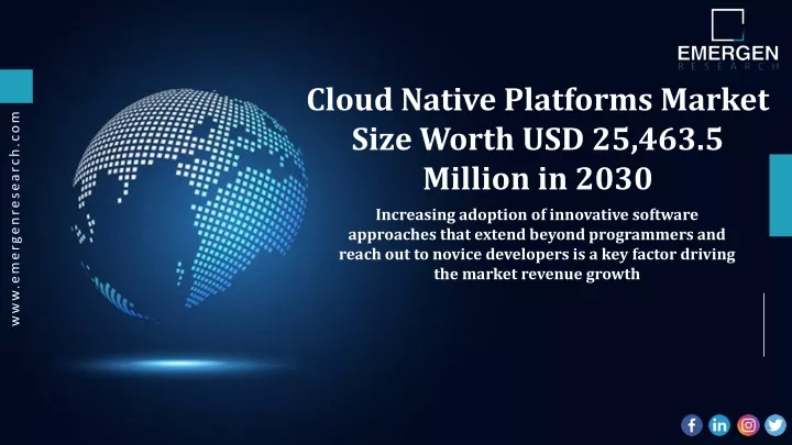 PPT - Cloud Native Platforms Market Top Companies and Growth Forecasts Research 2030 PowerPoint ...