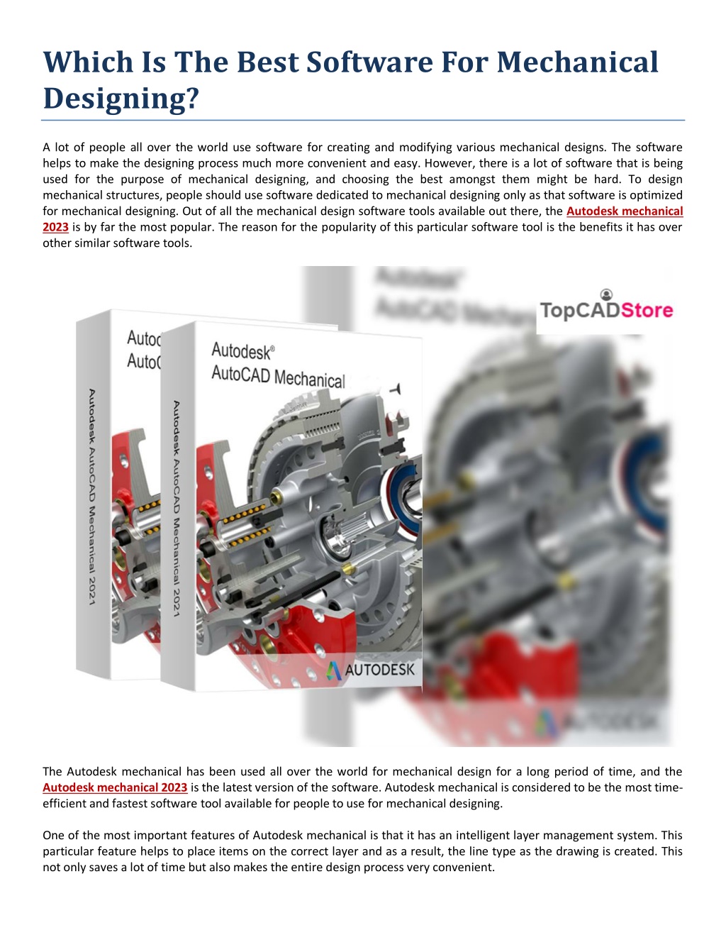 PPT - Which Is The Best Software For Mechanical Designing PowerPoint ...