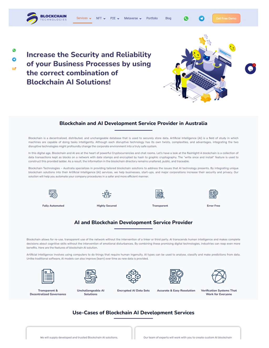 PPT - Blockchain AI Software Development Services PowerPoint ...