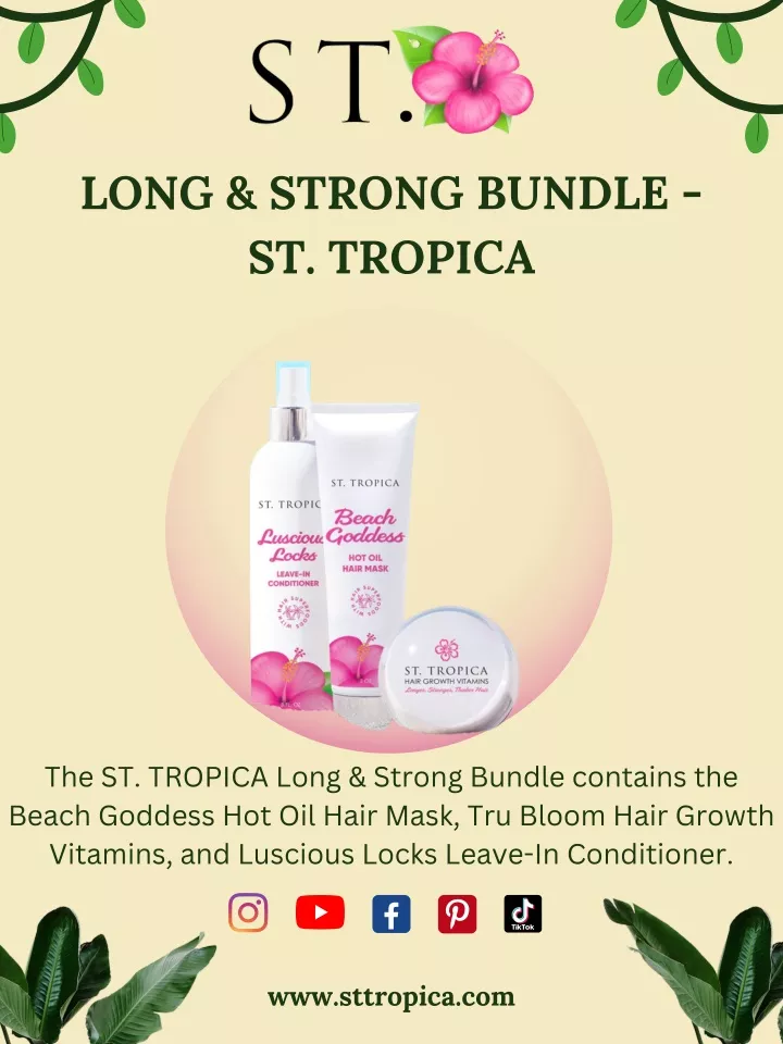 PPT - Long Strong Bundle Best Hair Growth Vitamins - ST. TROPICA ...