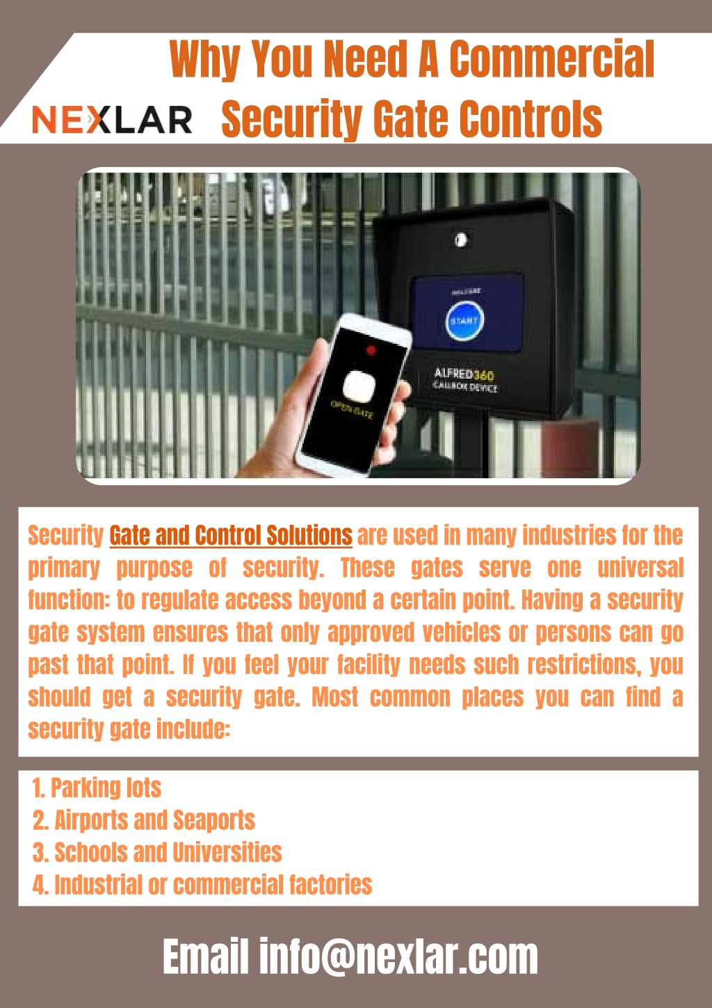 PPT - Why You Need A Commercial Security Gate Controls PowerPoint ...